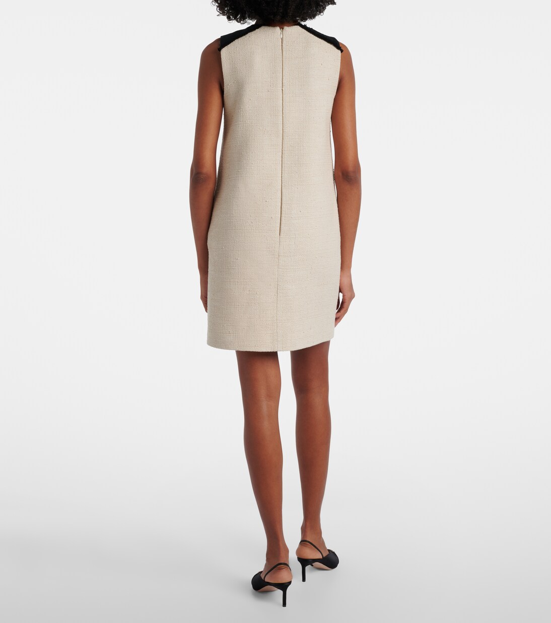 Max Mara Mito Cotton And Linen Midi Dress | endource
