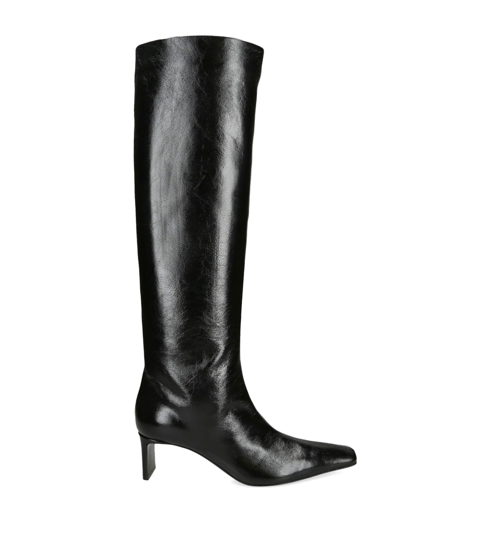 KHAITE Leather Ona Knee-High Boots 55 | endource