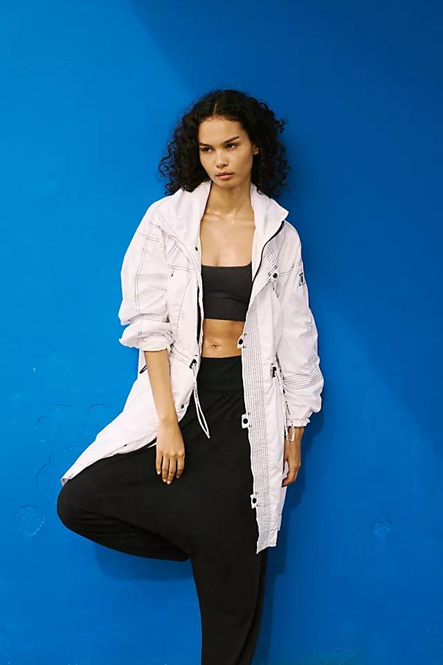 FREE PEOPLE FP Movement - Right As Rain Jacket in White Combo | Endource