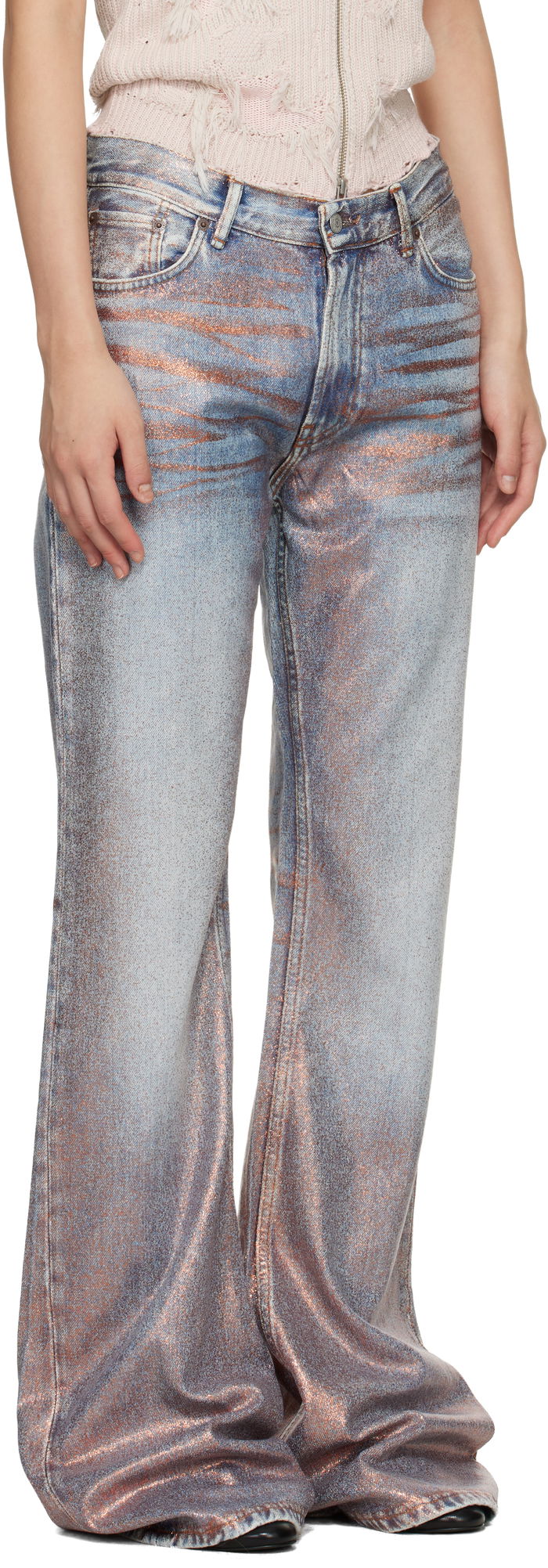 ACNE STUDIOS Blue Fitted 2025F Jeans | endource