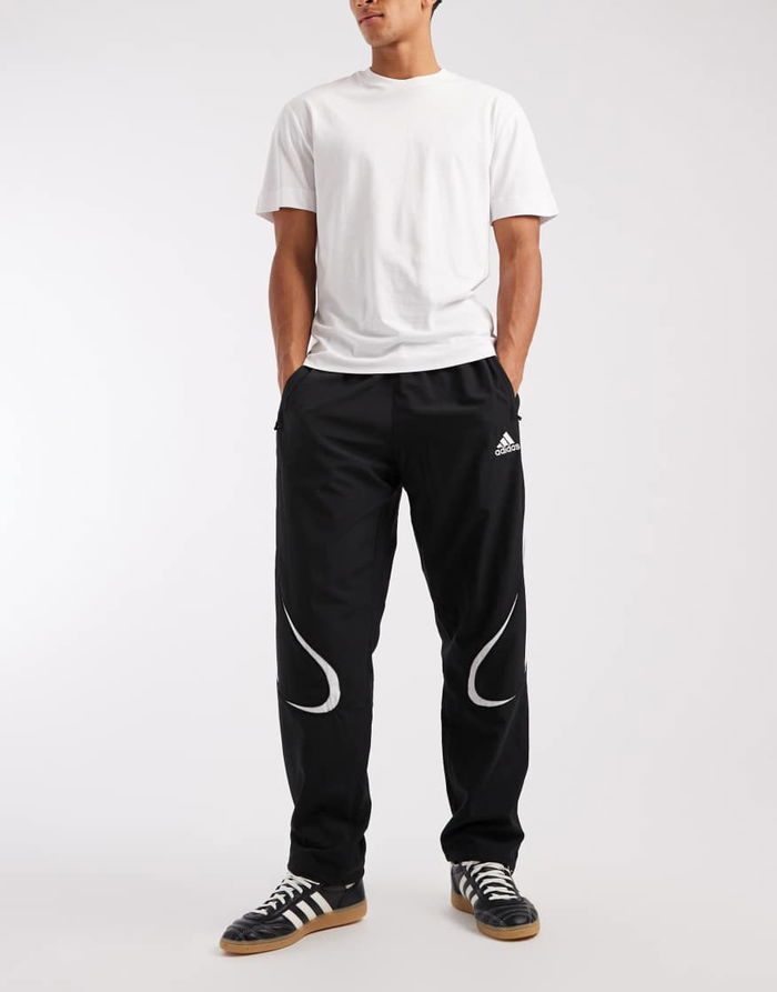 ADIDAS ORIGINALS Teamgeist Adicolor Track Pants In Black | endource