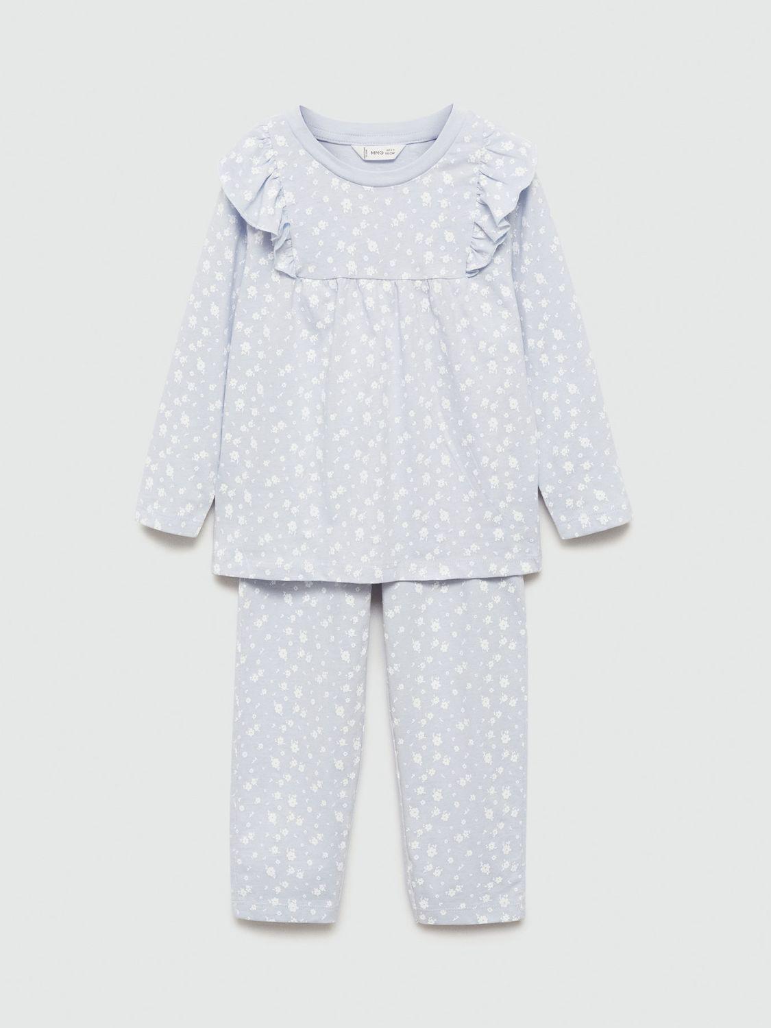 MANGO Kids' Flori Pyjamas in Pale Blue | endource