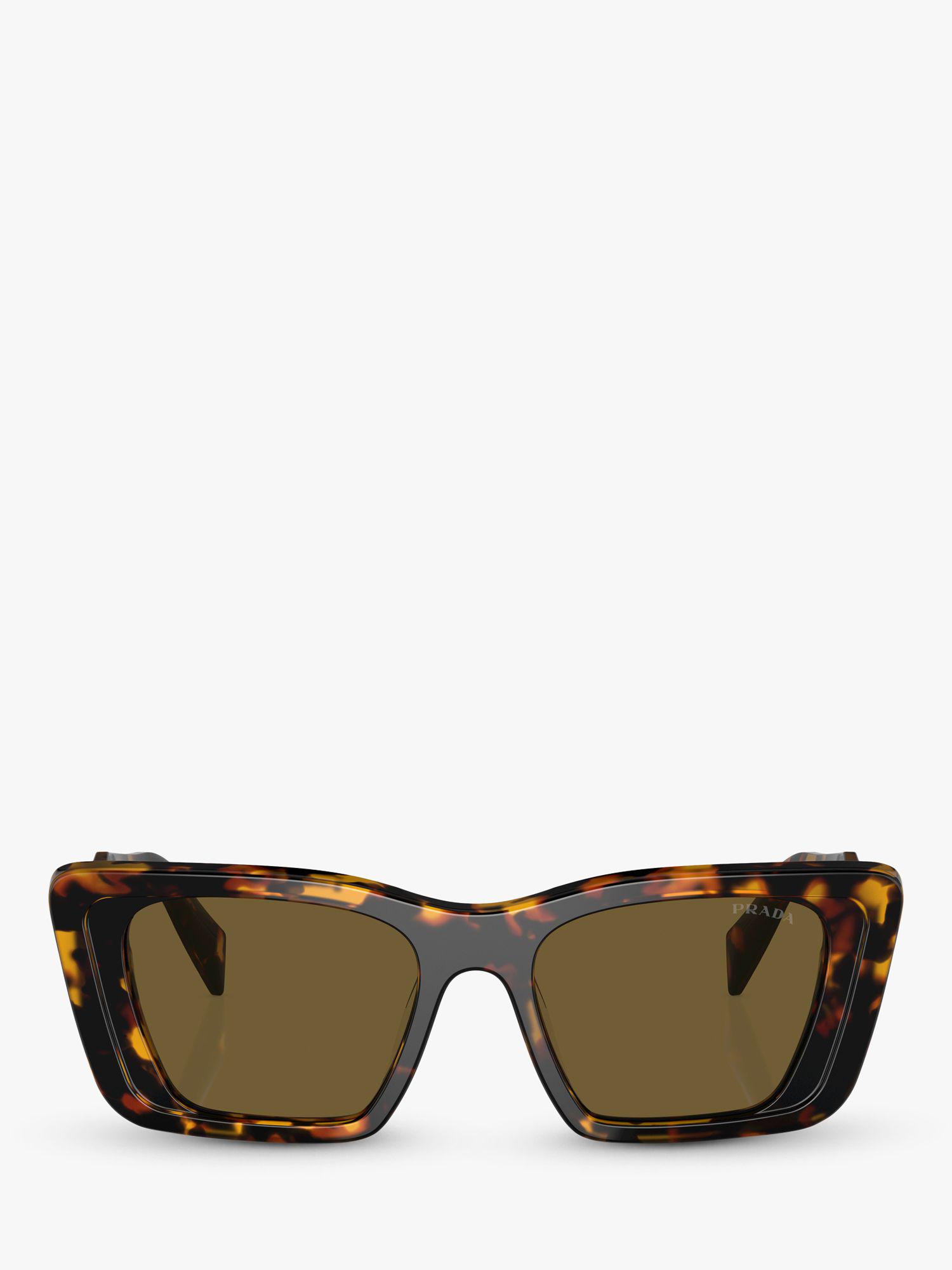PRADA PR 08YS Women's Butterfly Sunglasses in Honey Tortoise/Brown ...