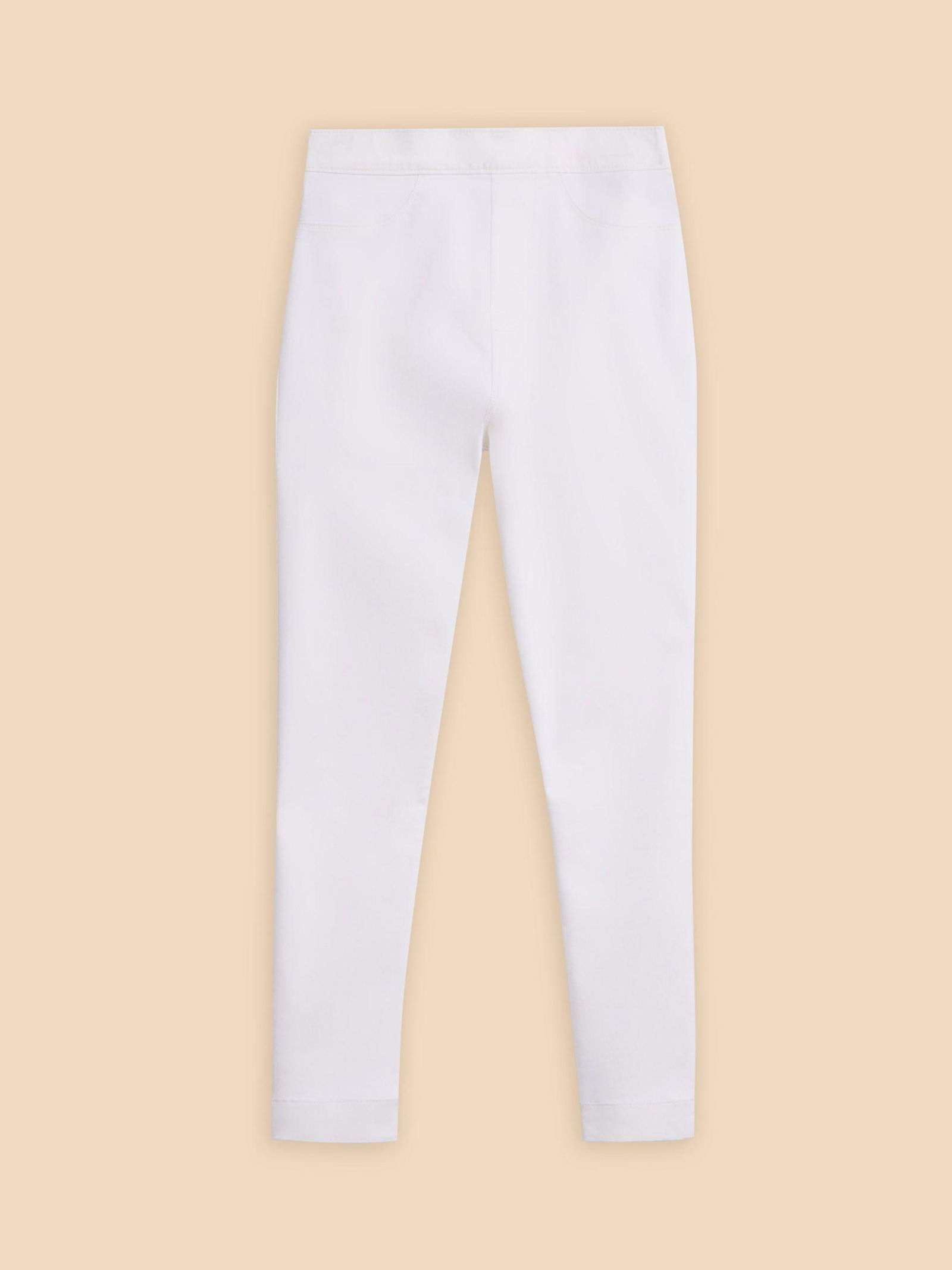 WHITE STUFF Cropped Janey Jeggings in Natural White | Endource