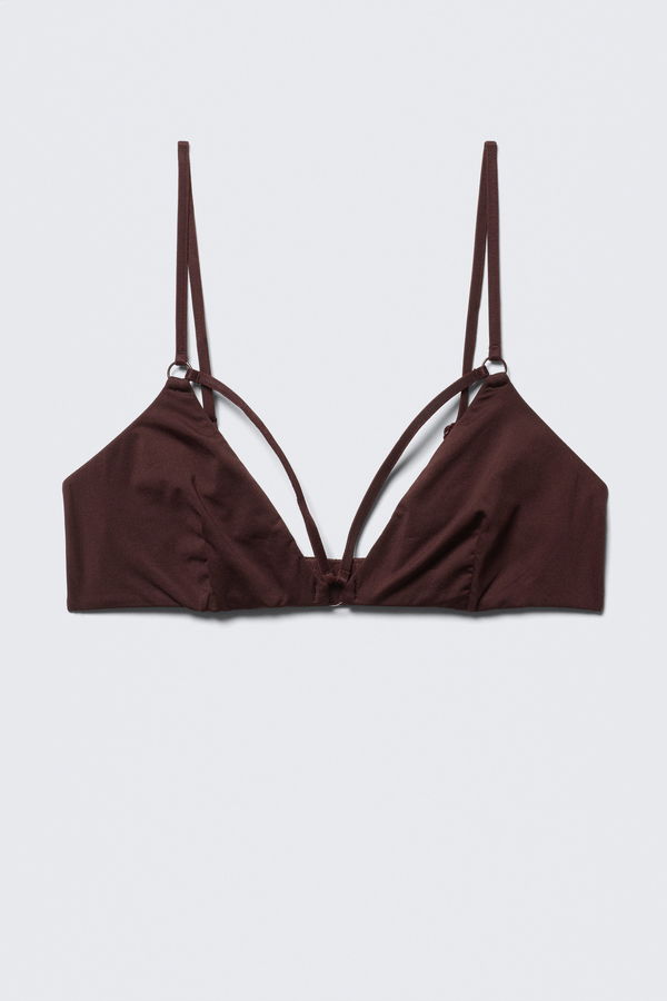 WEEKDAY Soft Strap Triangle Bra | endource
