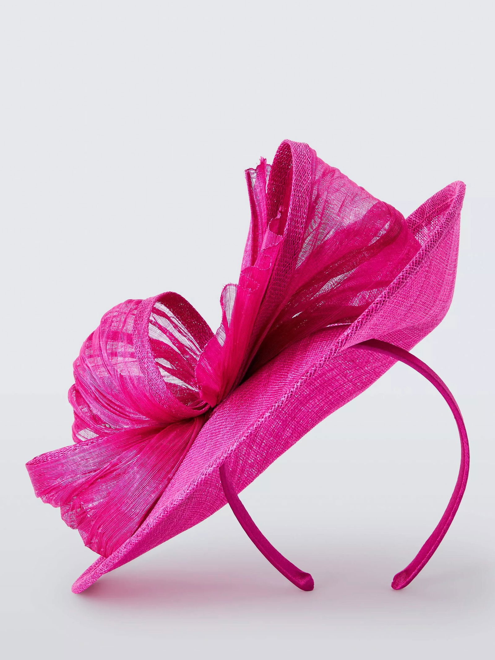 JOHN LEWIS Tilly Small Disc Fascinator, Fuschia | endource