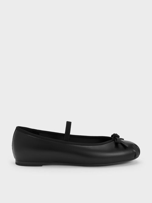 CHARLES & KEITH Kelis Rose-Bow Mary Jane Flats | endource