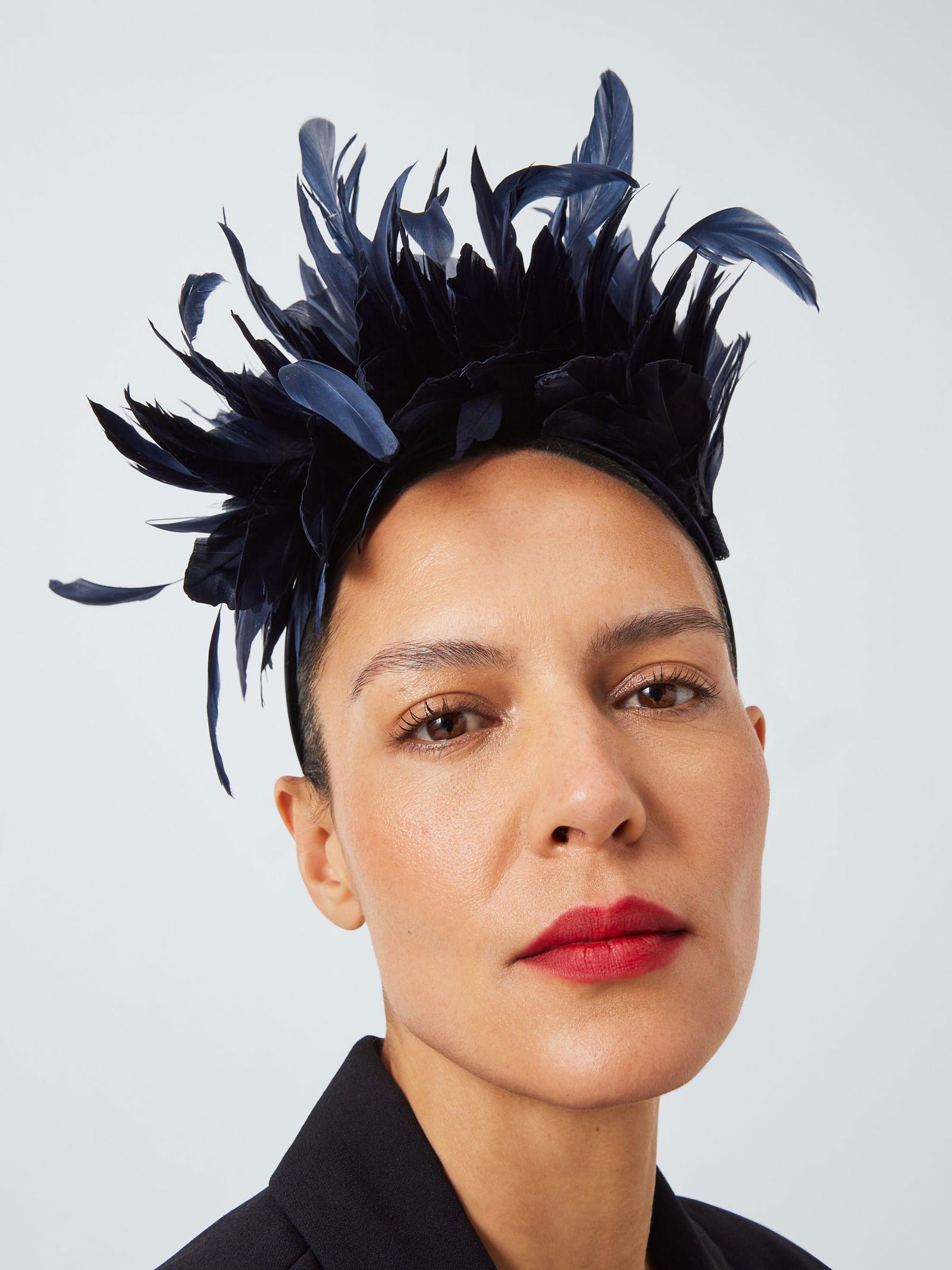 JOHN LEWIS Alexis Feather Fascinator | endource