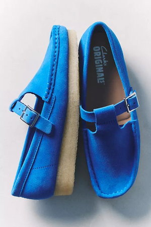 CLARKS Wallabee T-Bar Mary Janes | endource