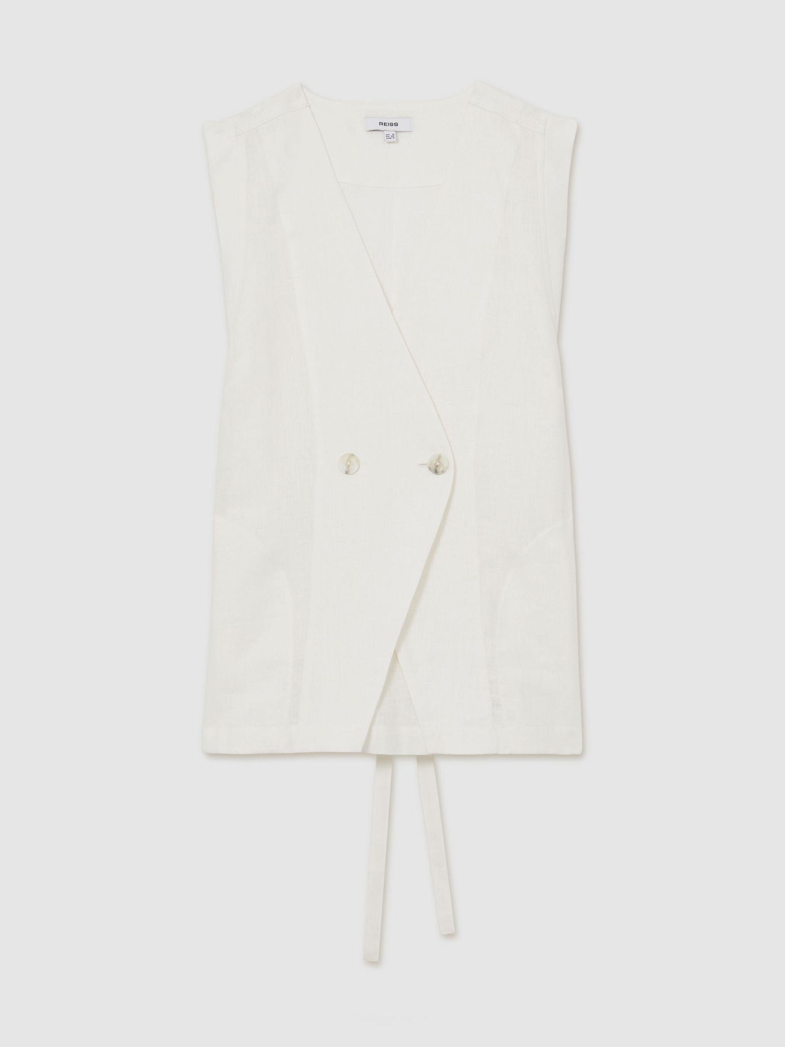 REISS Whitney Button Front Waistcoat | endource