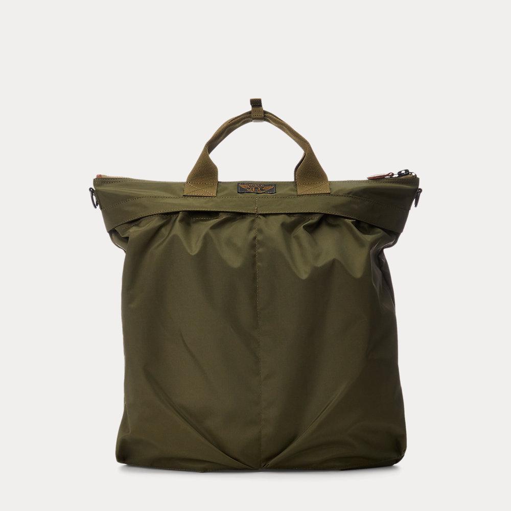 RALPH LAUREN RRL Nylon Canvas Utility Bag in Green | endource