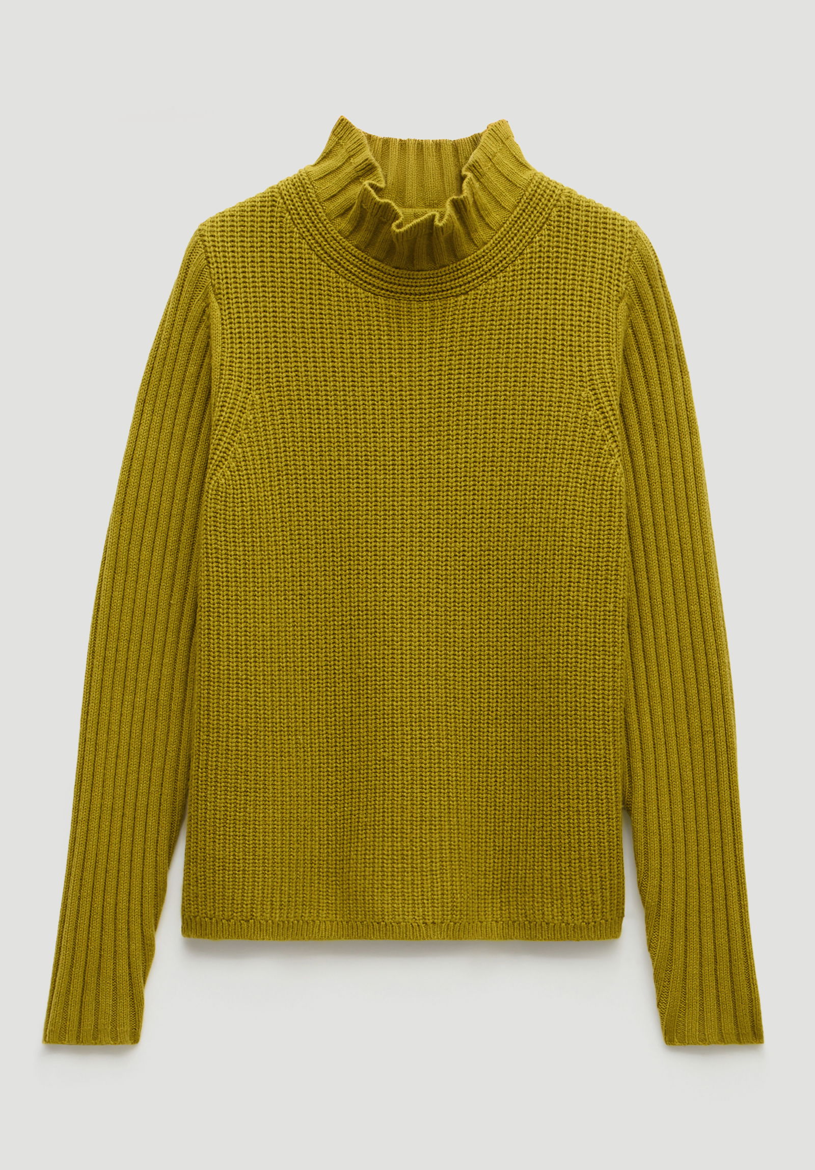 HUSH Kiley Wool Blend Frill Trim Jumper | endource