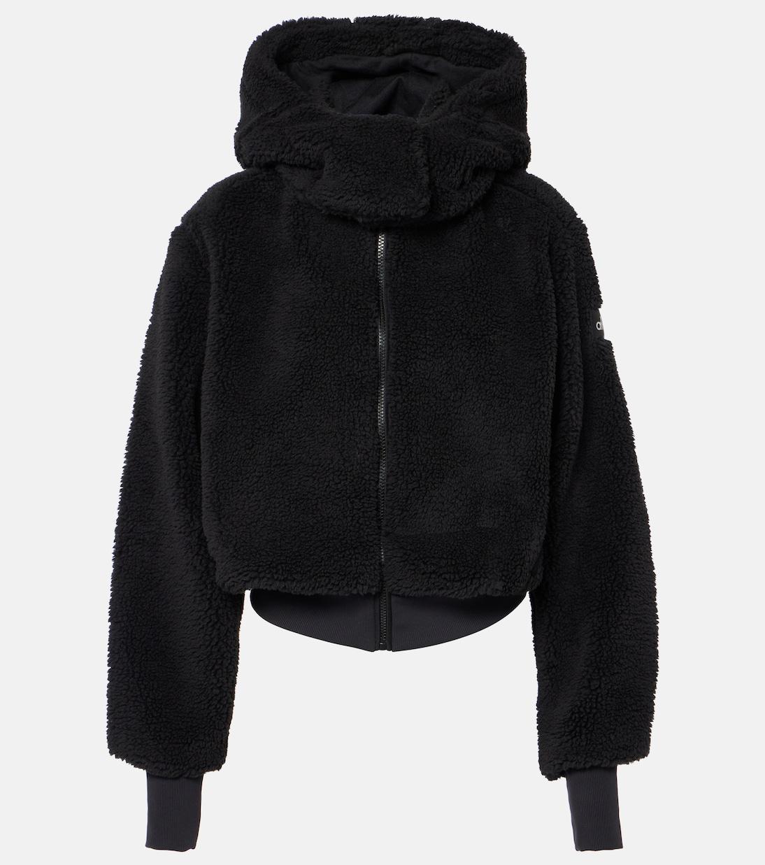 ALO YOGA Foxy Teddy Jacket in Black | endource