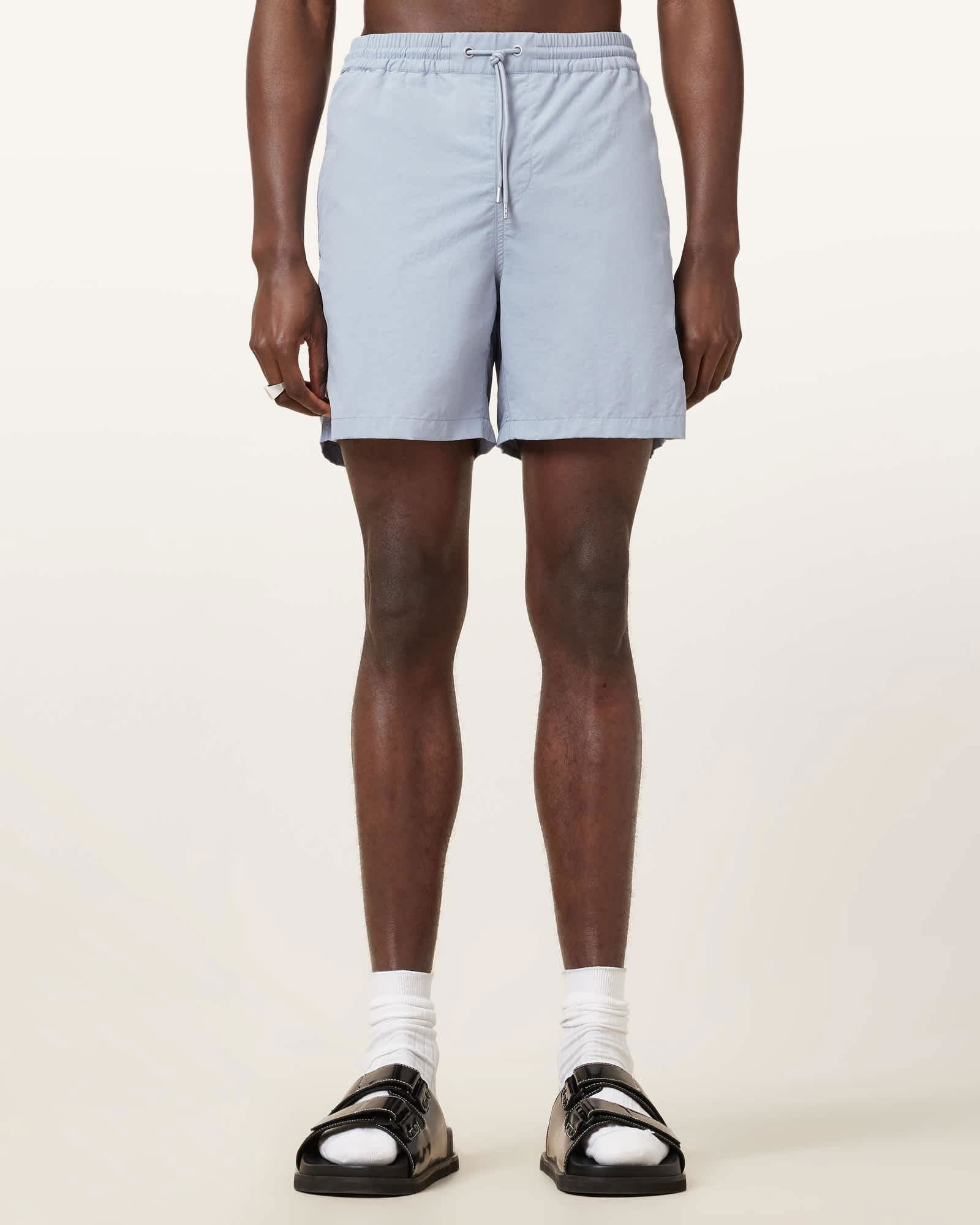 ALLSAINTS Haven Swim Shorts in Willow Blue | endource