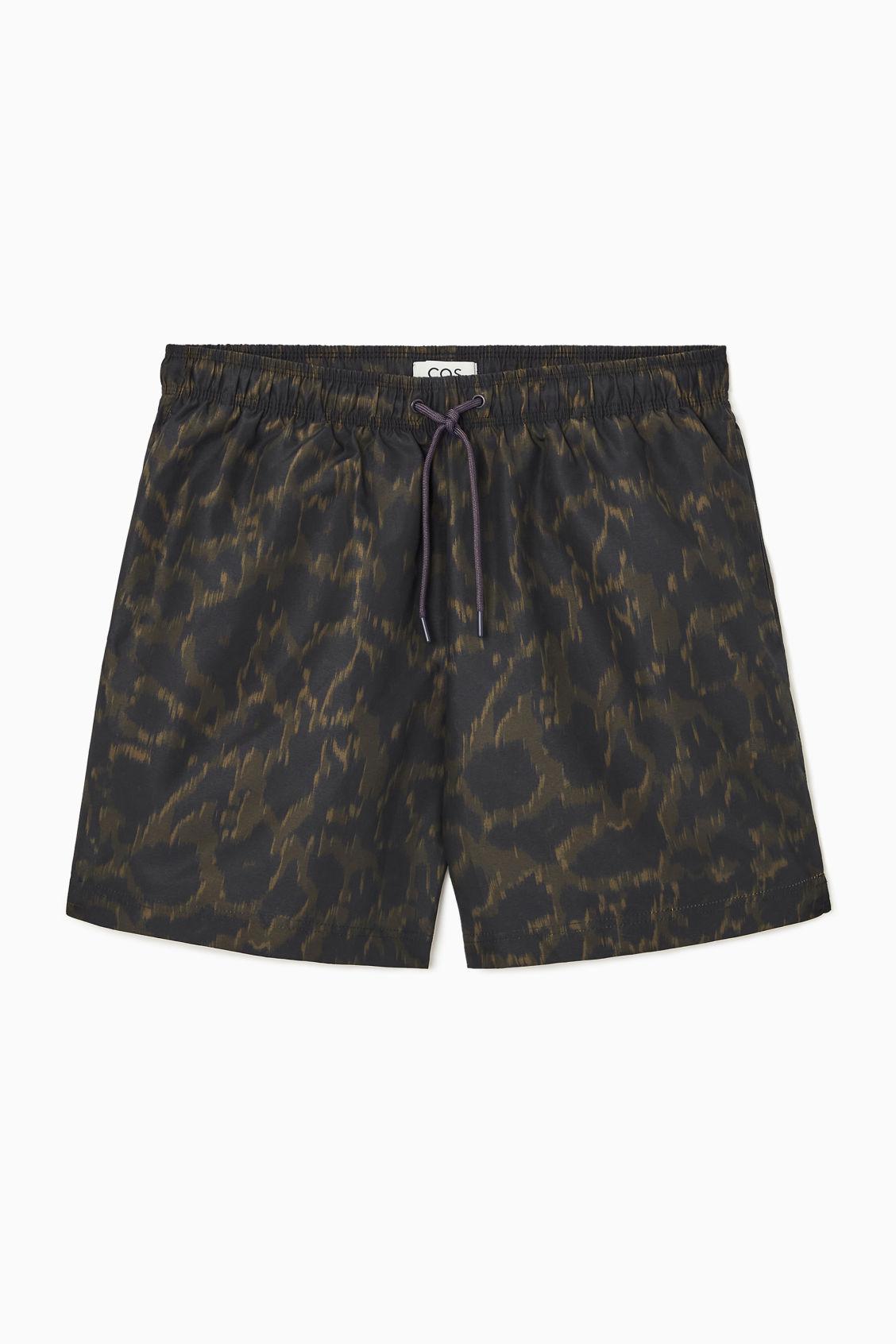 COS Printed Drawstring Swim Shorts | endource
