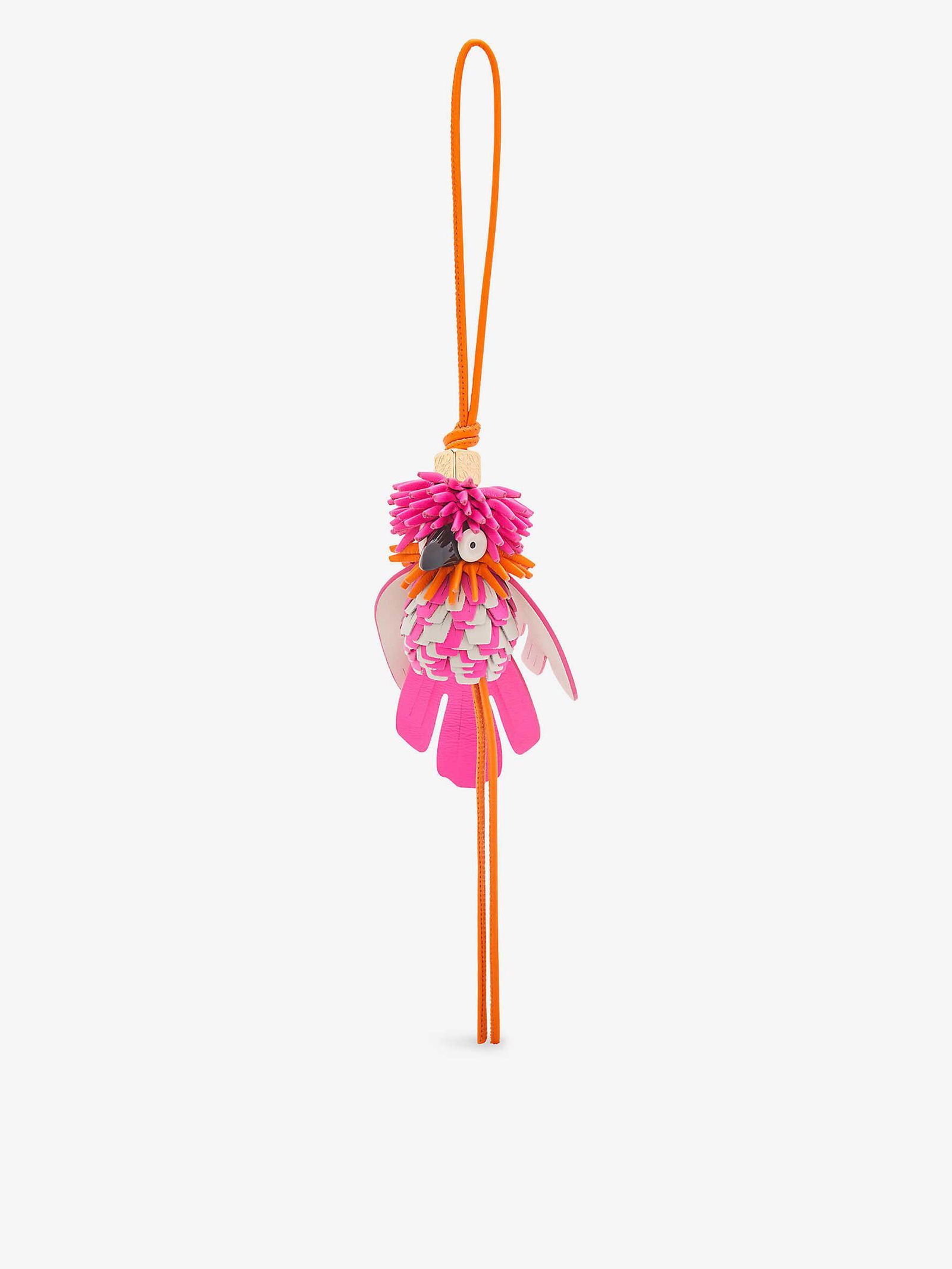 LOEWE Loewe x Paula's Ibiza - Exotic Bird Leather Charm in FUCHSIA ...
