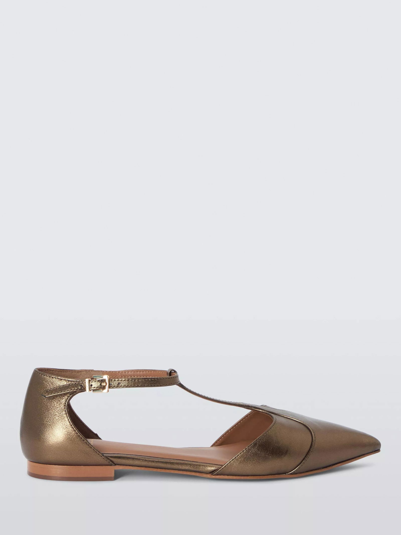 JOHN LEWIS Aldridge Smart T-Bar Pointed Toe Ballerina Pumps | endource