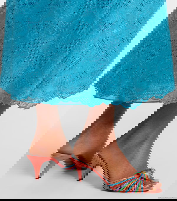 VALENTINO GARAVANI Royal 65 Leather Mules | endource