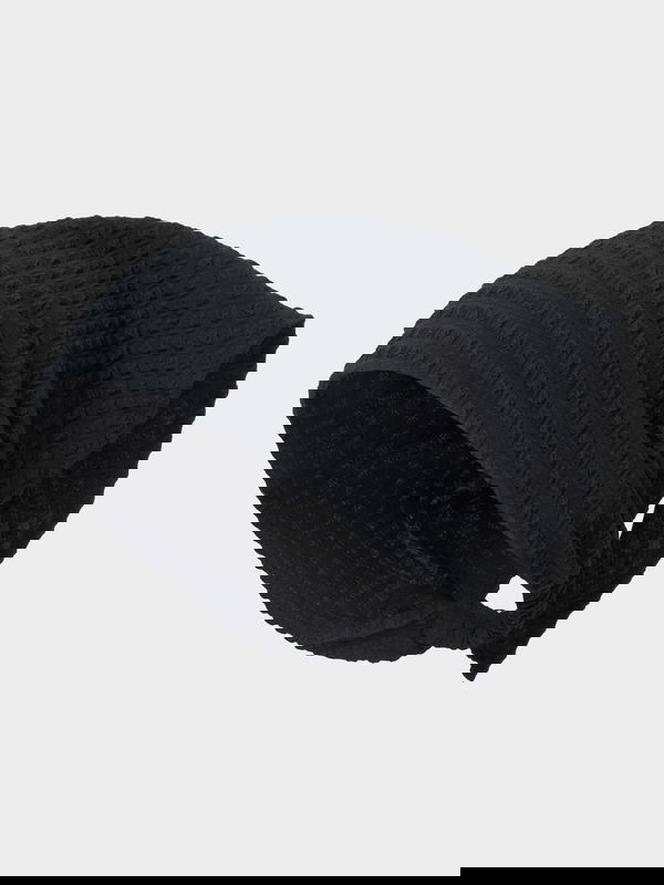 HUNZA G Sofia Gingham Headscarf - Black Gingham | endource