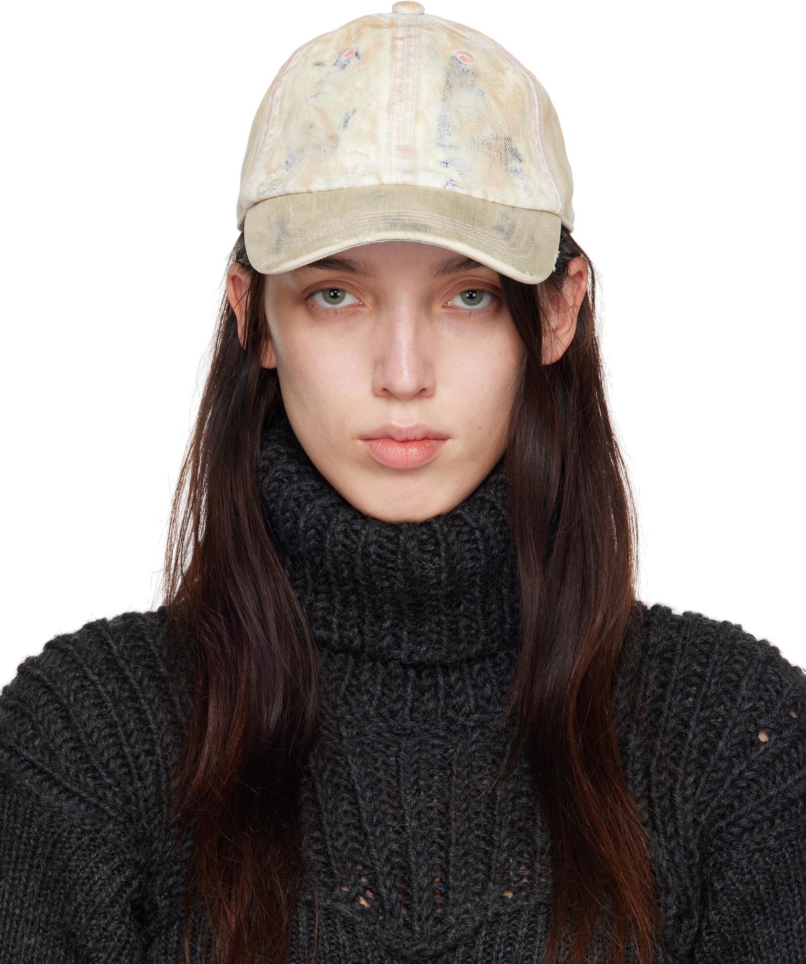 ACNE STUDIOS Coated Denim Cap | endource