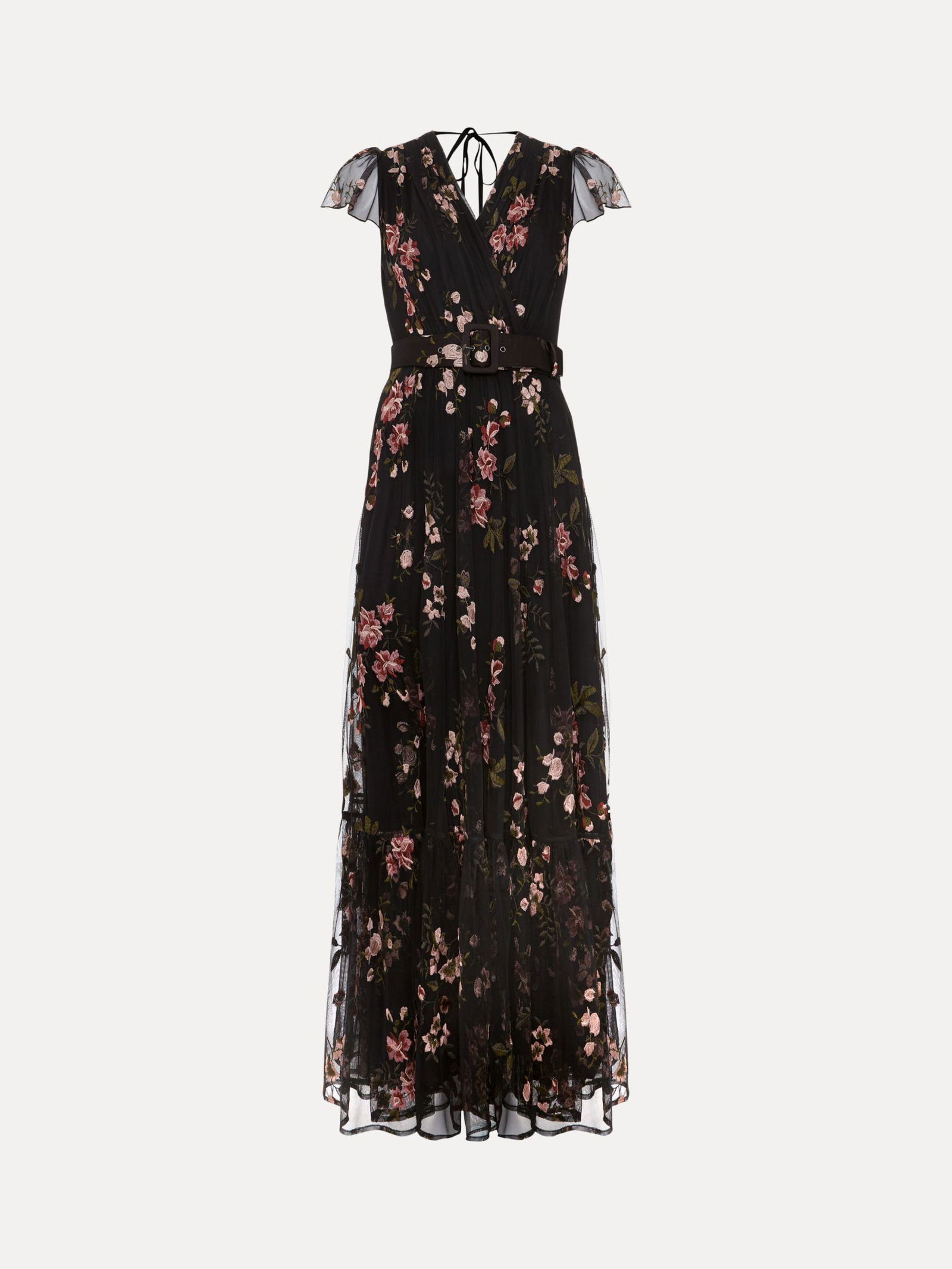 PHASE EIGHT Tamera Floral Embroidered Maxi Dress in Multi | endource