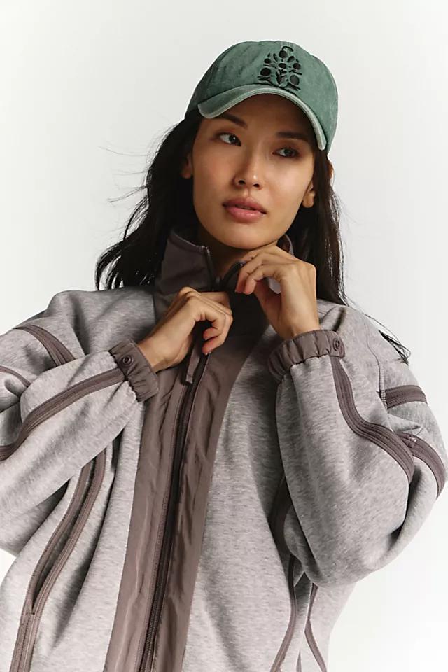 FREE PEOPLE FP Movement - Peace Out Liner Jacket in Grey | endource