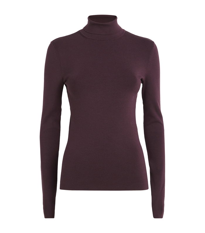 JOSEPH Stretch-Silk High-Neck Top | endource