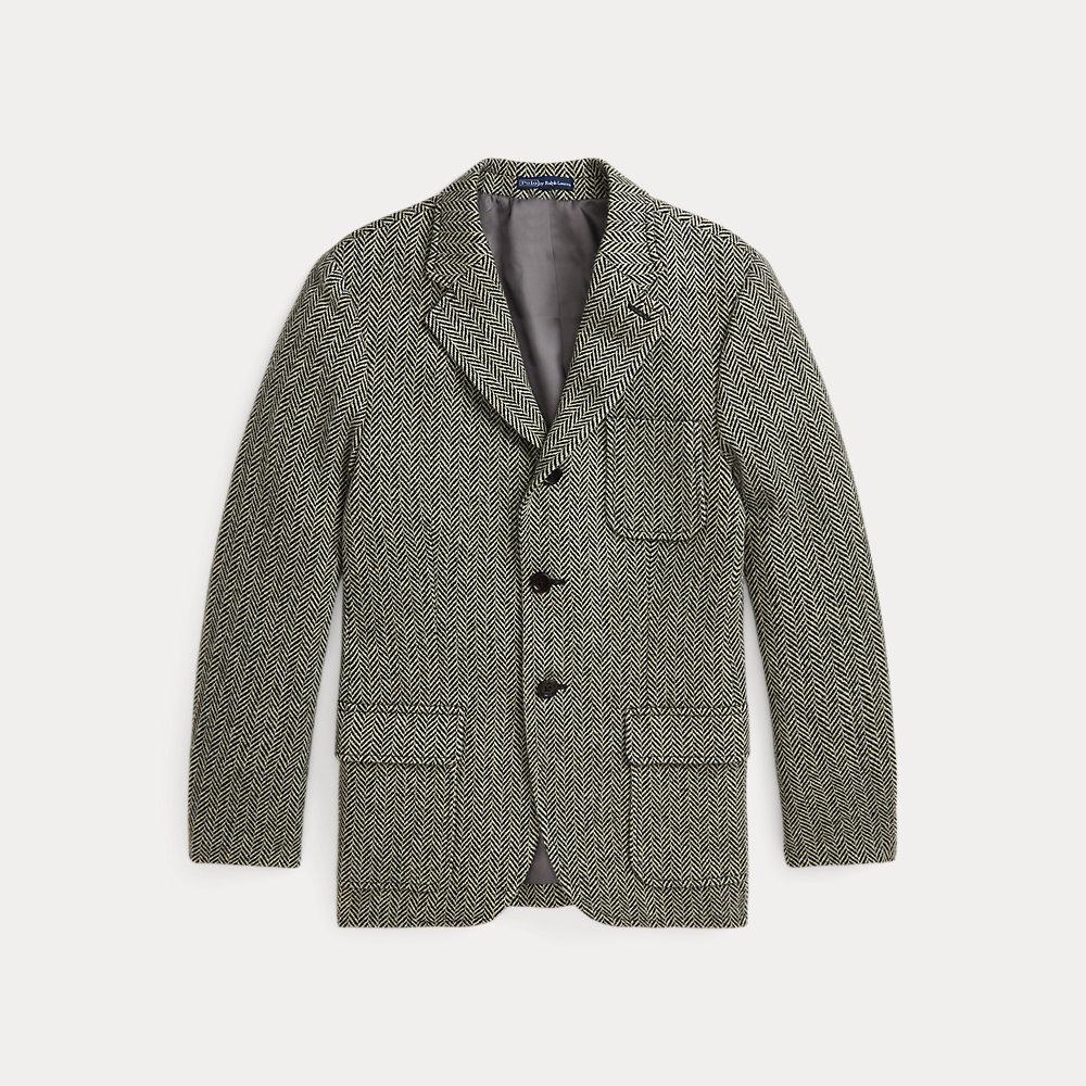 RALPH LAUREN Wool-Blend Herringbone Sport Coat in Multi | Endource