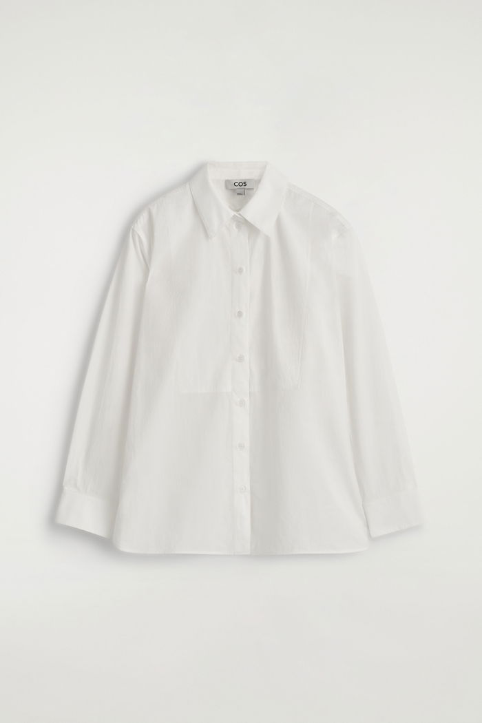 COS LAYERED-COLLAR PIMA COTTON SHIRT | endource