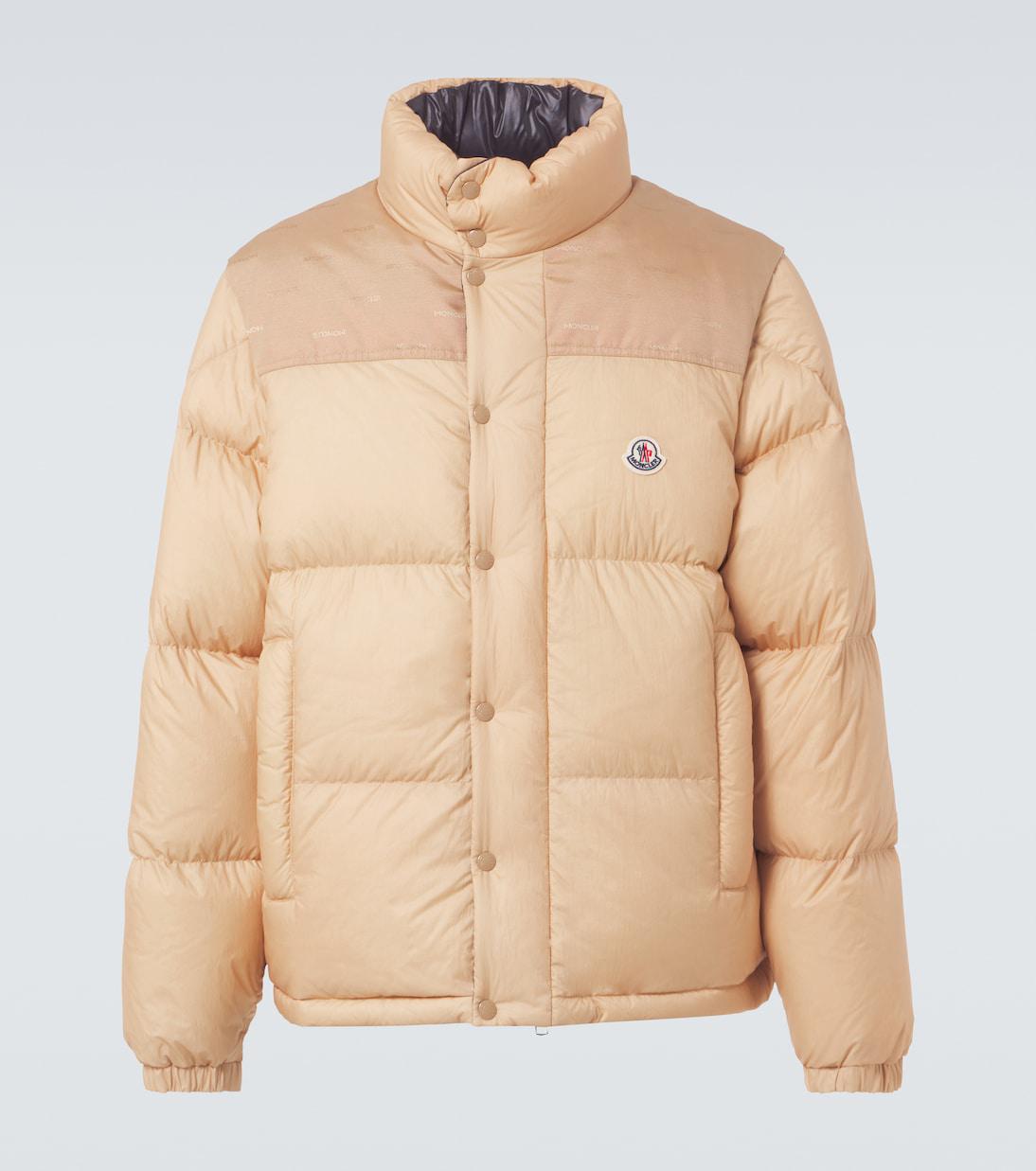 MONCLER Verone Reversible Down Jacket in Beige | endource