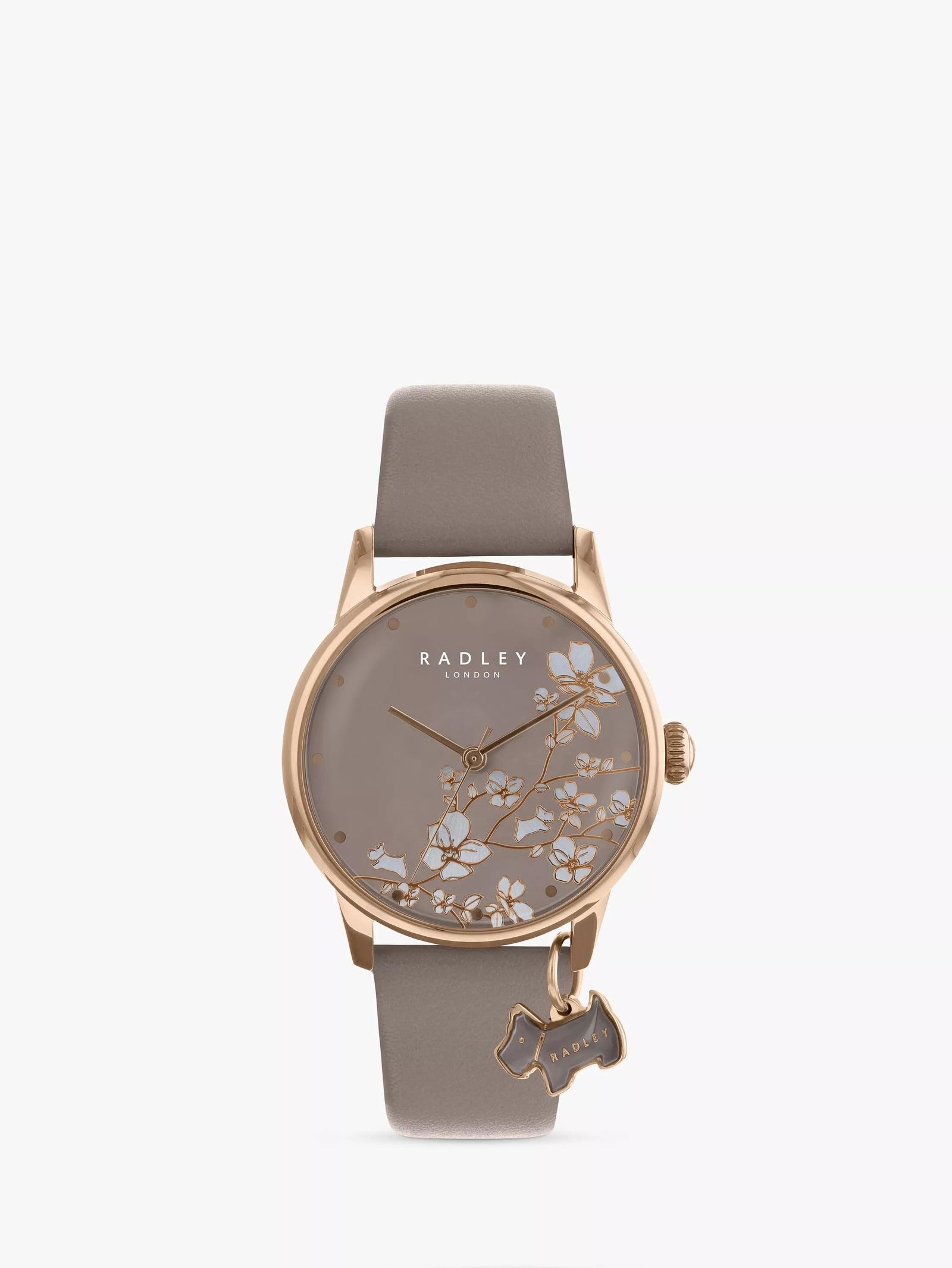 RADLEY Floral Leather Strap Watch in Mink RY2690 | endource