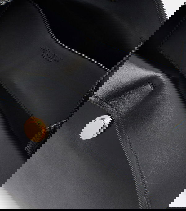 JACQUEMUS Valerie Medium Leather Top-handle Bag | endource