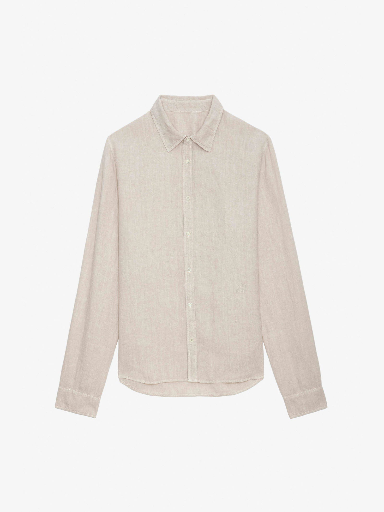 ZADIG & VOLTAIRE Stan Linen Shirt in Naturel | endource