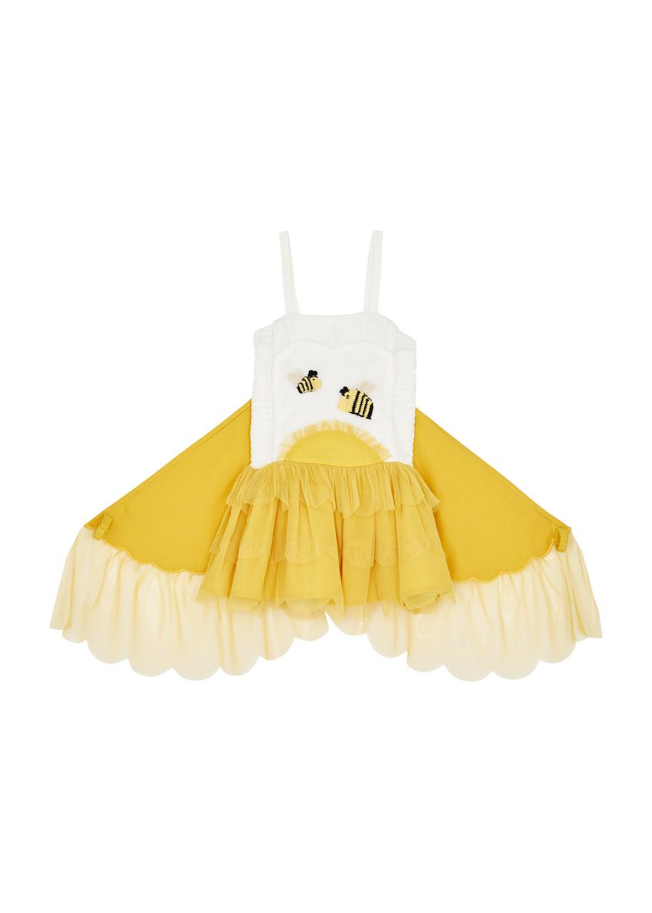 STELLA MCCARTNEY Bees Embroidered Tulle Dress | Endource