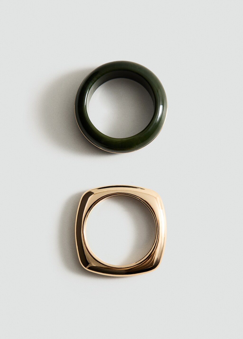 MANGO Set Of Combined Rigid Bracelets | endource