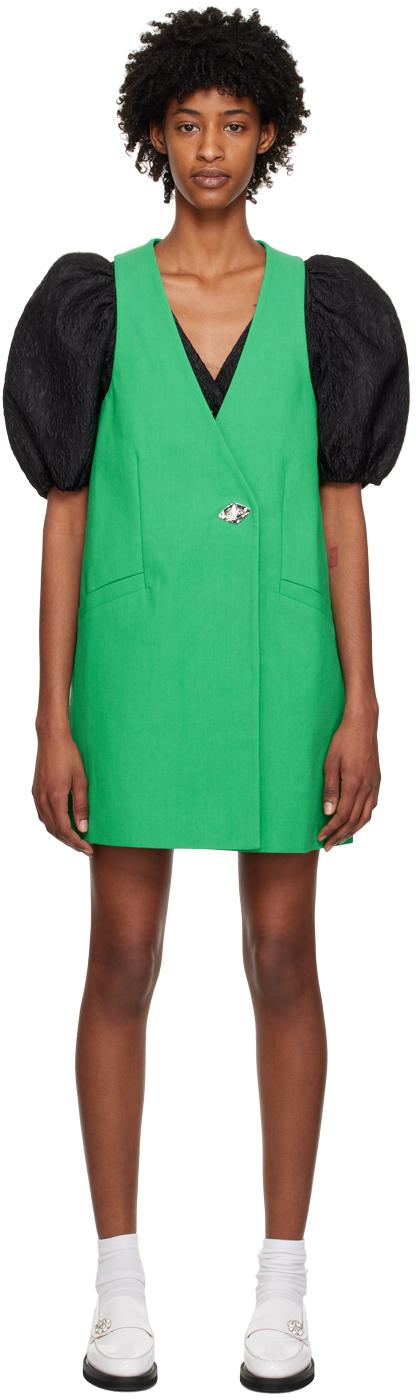 GANNI Suiting Vest Minidress | endource