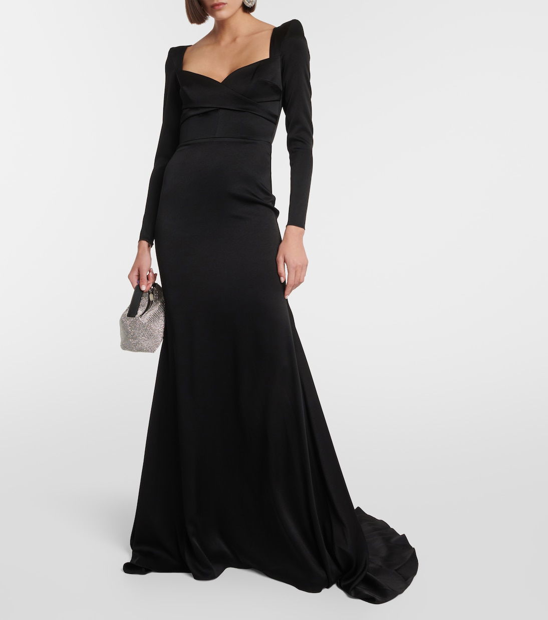 Alex Perry Brooks Satin Gown | endource