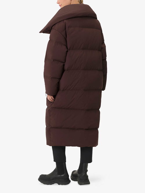 SWEATY BETTY Nimbus Cloud Longline Shell-Down Puffer Coat | endource