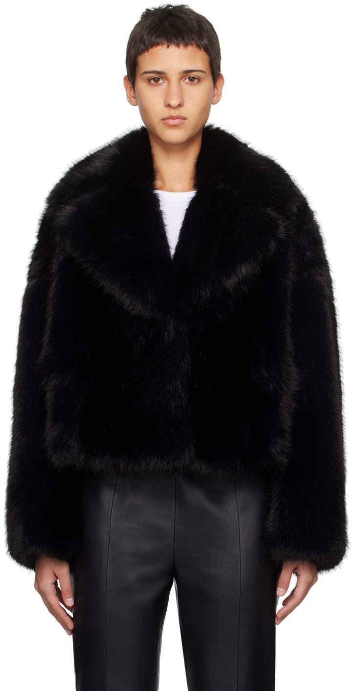 STAND STUDIO Samara Faux-Fur Jacket | endource