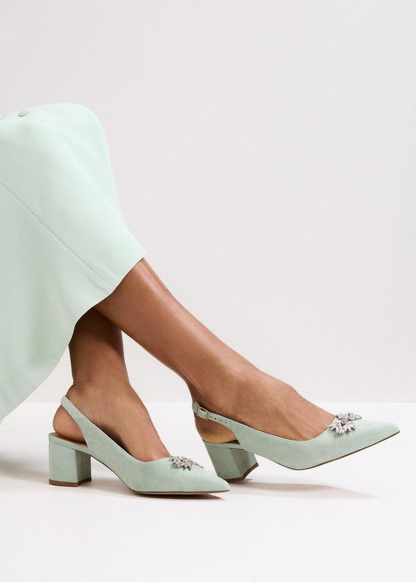 PHASE EIGHT Sparkle Block Heel | endource