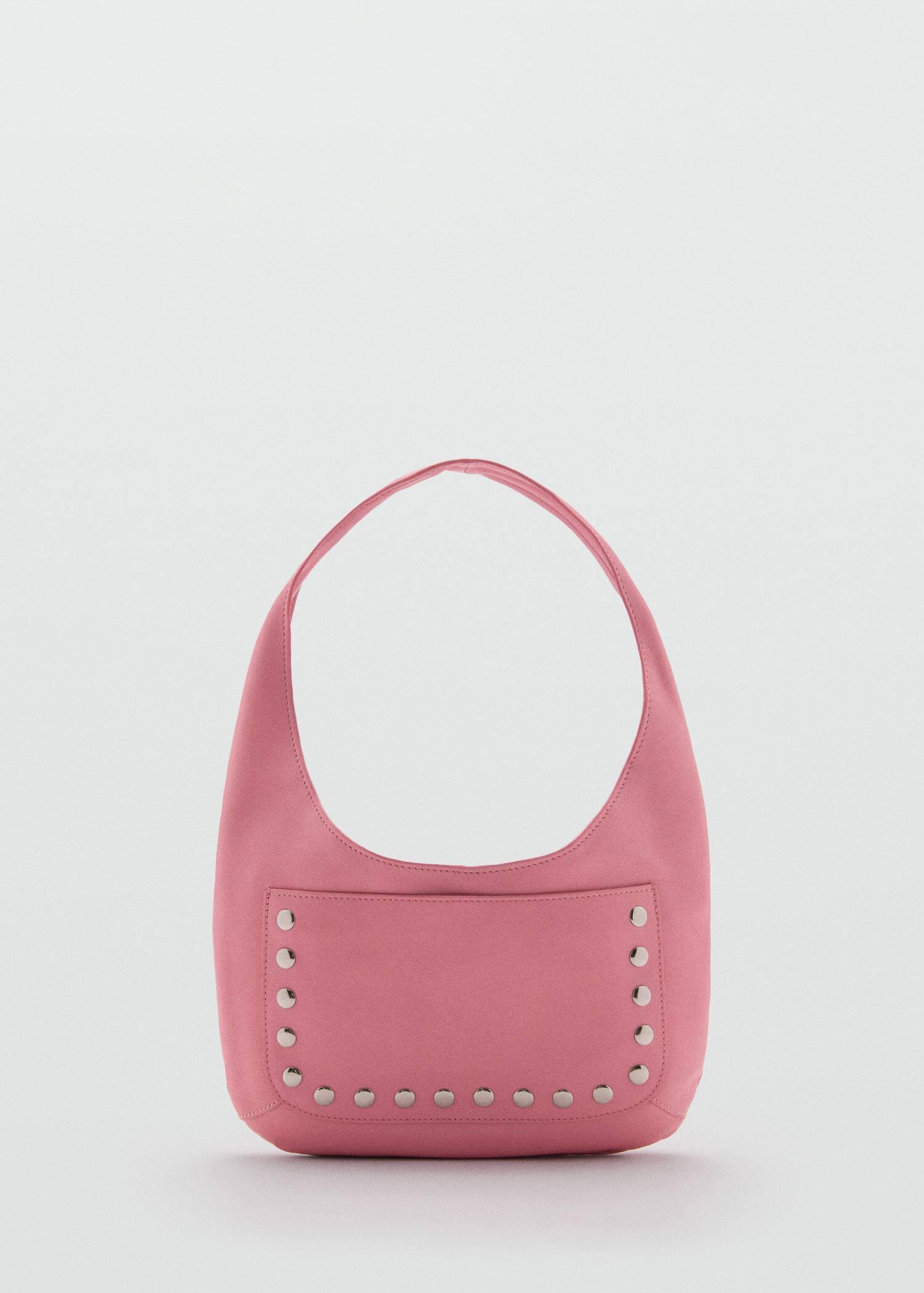 MANGO Stud Leather Bag | endource