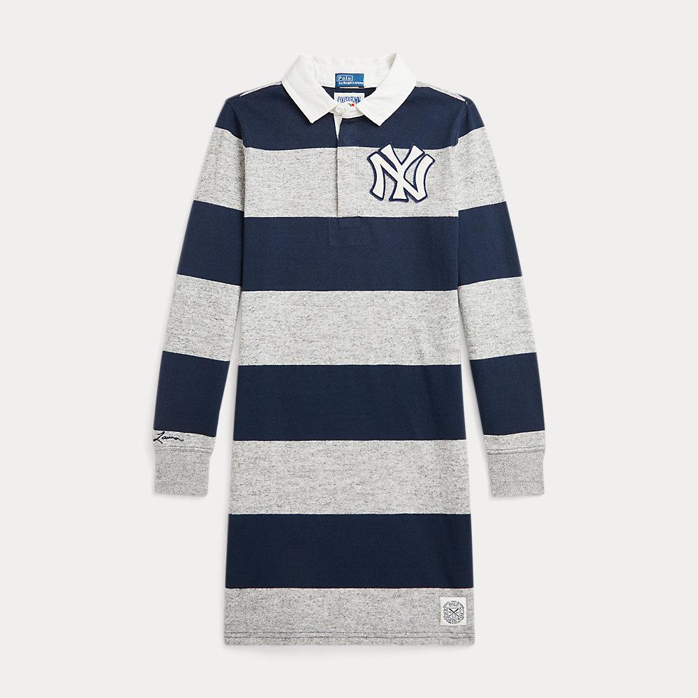 RALPH LAUREN Yankees Rugby Dress in Blue | endource