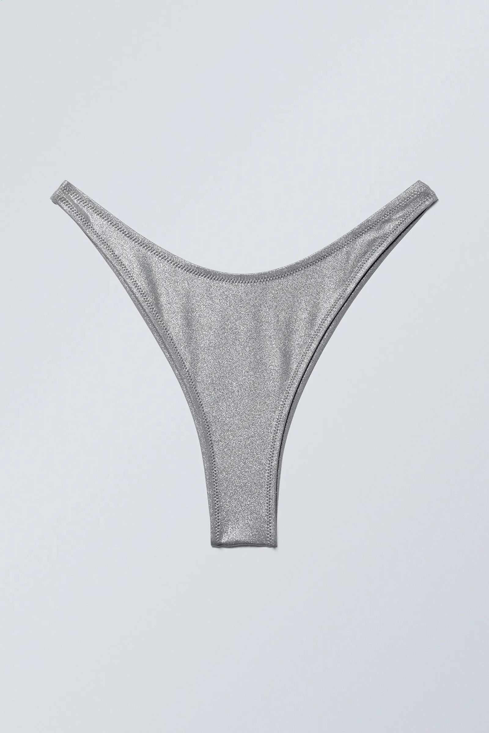 WEEKDAY Mini Glitter Brazilian Bikini Bottoms | endource