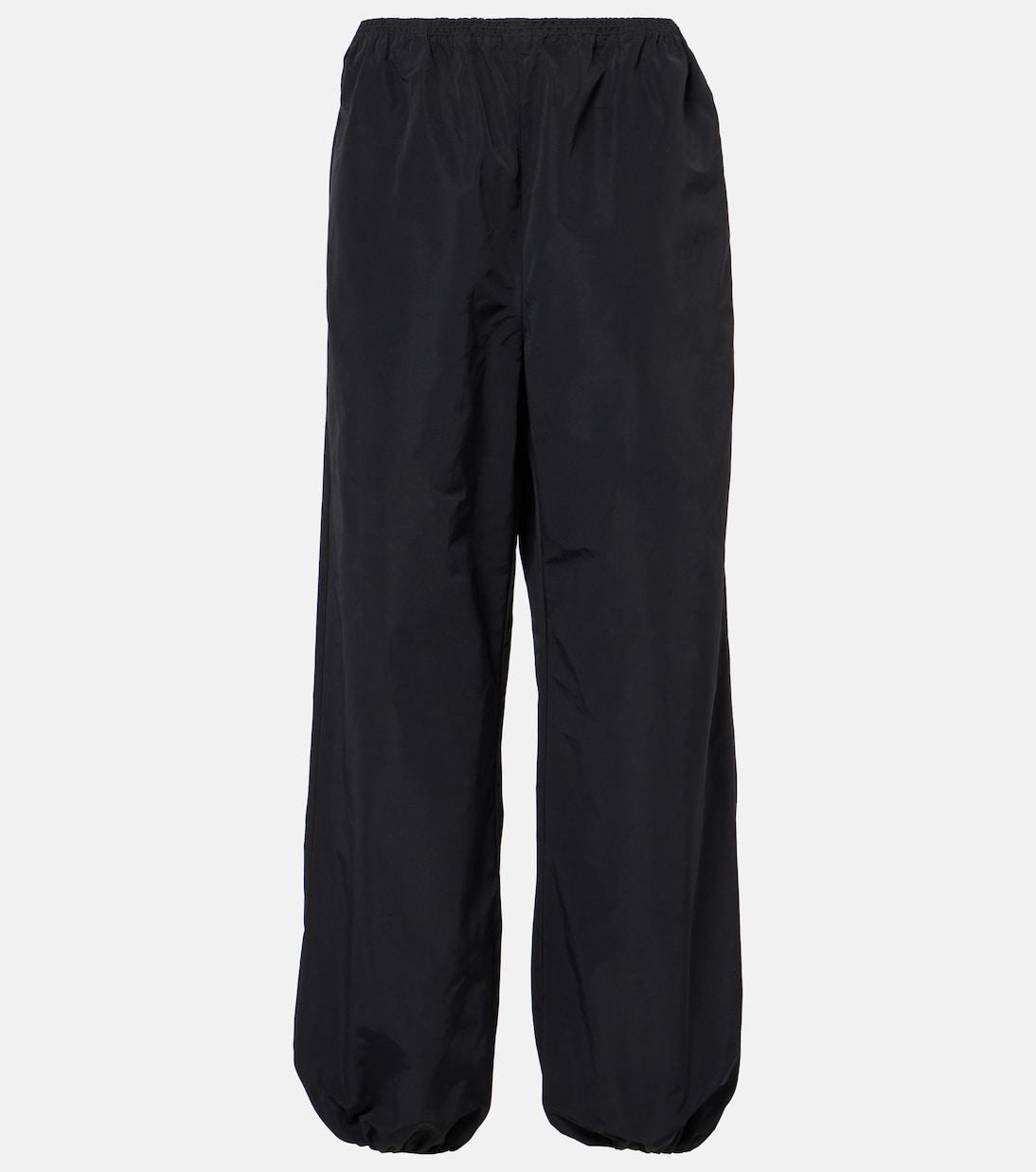 Alaïa Balloon Straight Pants in Black | endource