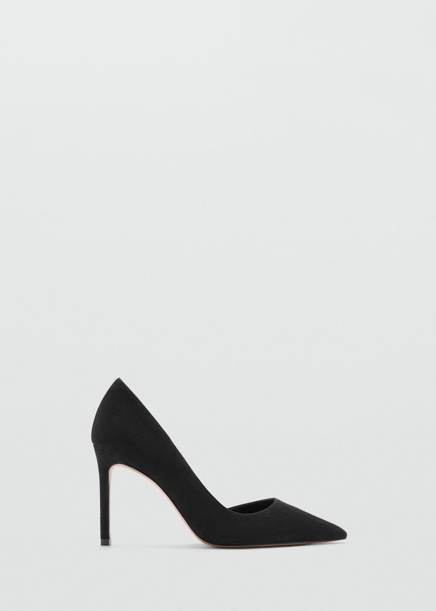 MANGO Asymmetrical Heeled Shoes in Black | endource