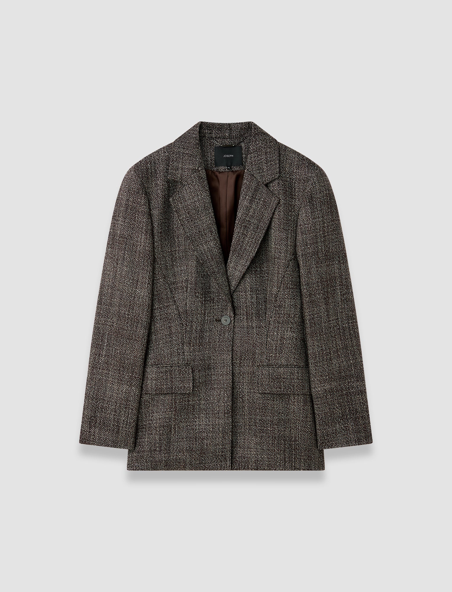 JOSEPH Fallon Textured Tailoring Wool Jacket | endource