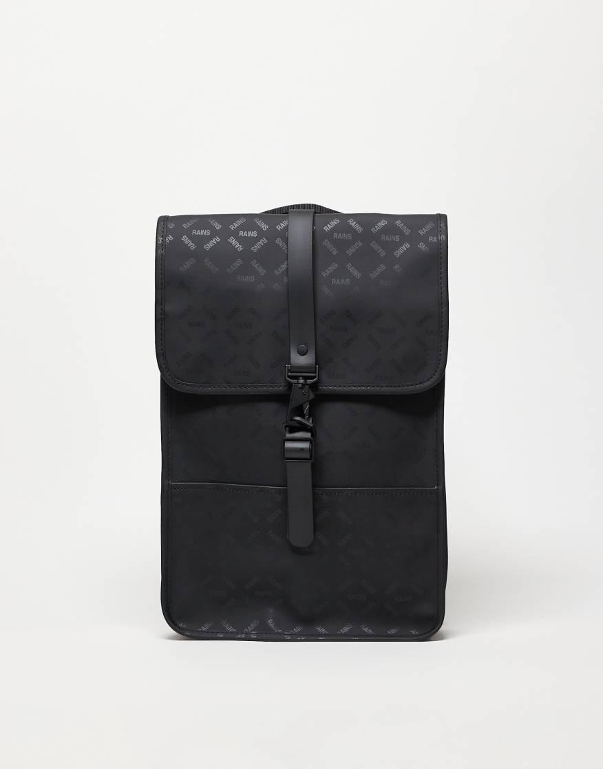 RAINS 13020 Waterproof Mini Backpack With Tonal Logo in HOUSE | endource