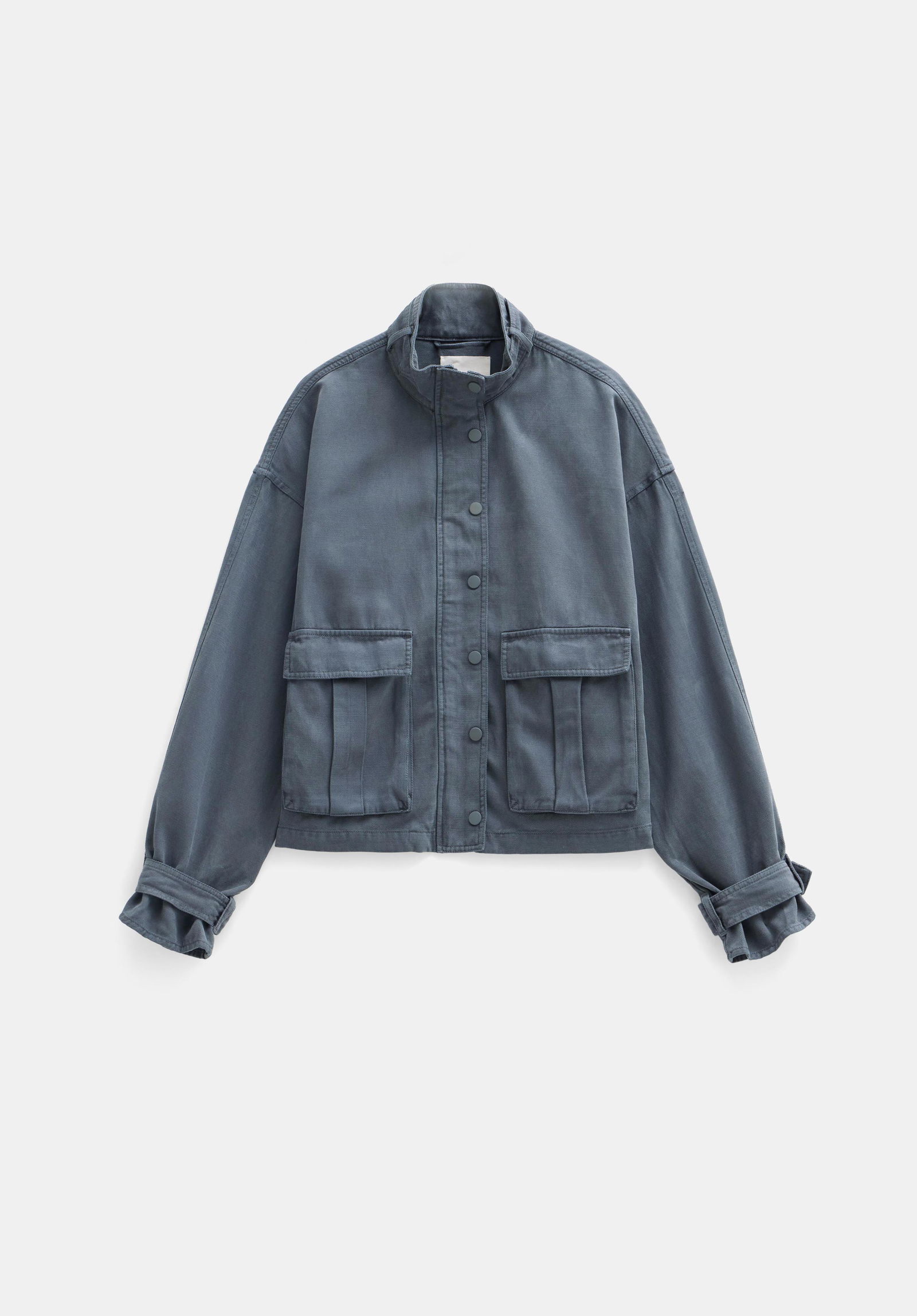 HUSH Melinda Utility Jacket in Grey Shadow | endource
