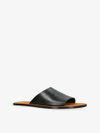 THE ROW Charlie Leather Slide Sandals | endource