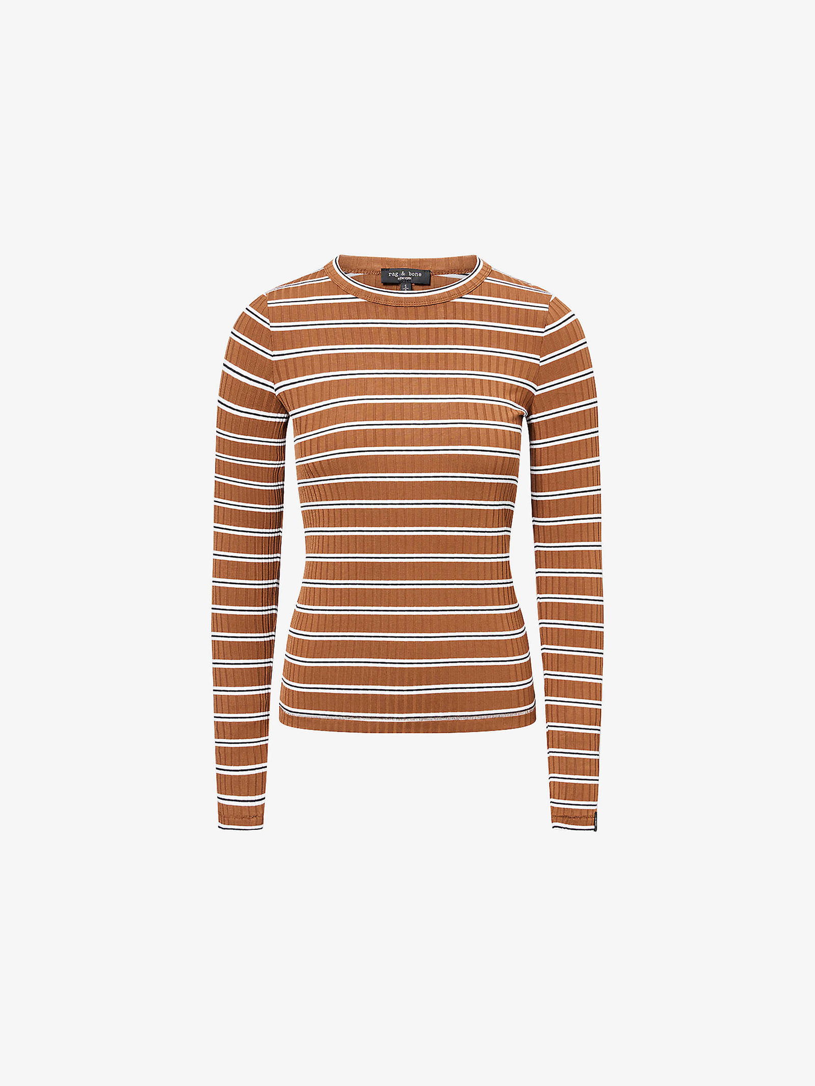 RAG & BONE Luca Striped Jersey Top | endource
